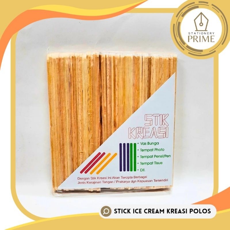 Jual Stik Es Krim / Stick Ice Cream Kreasi Polos ( isi 50 pcs ...