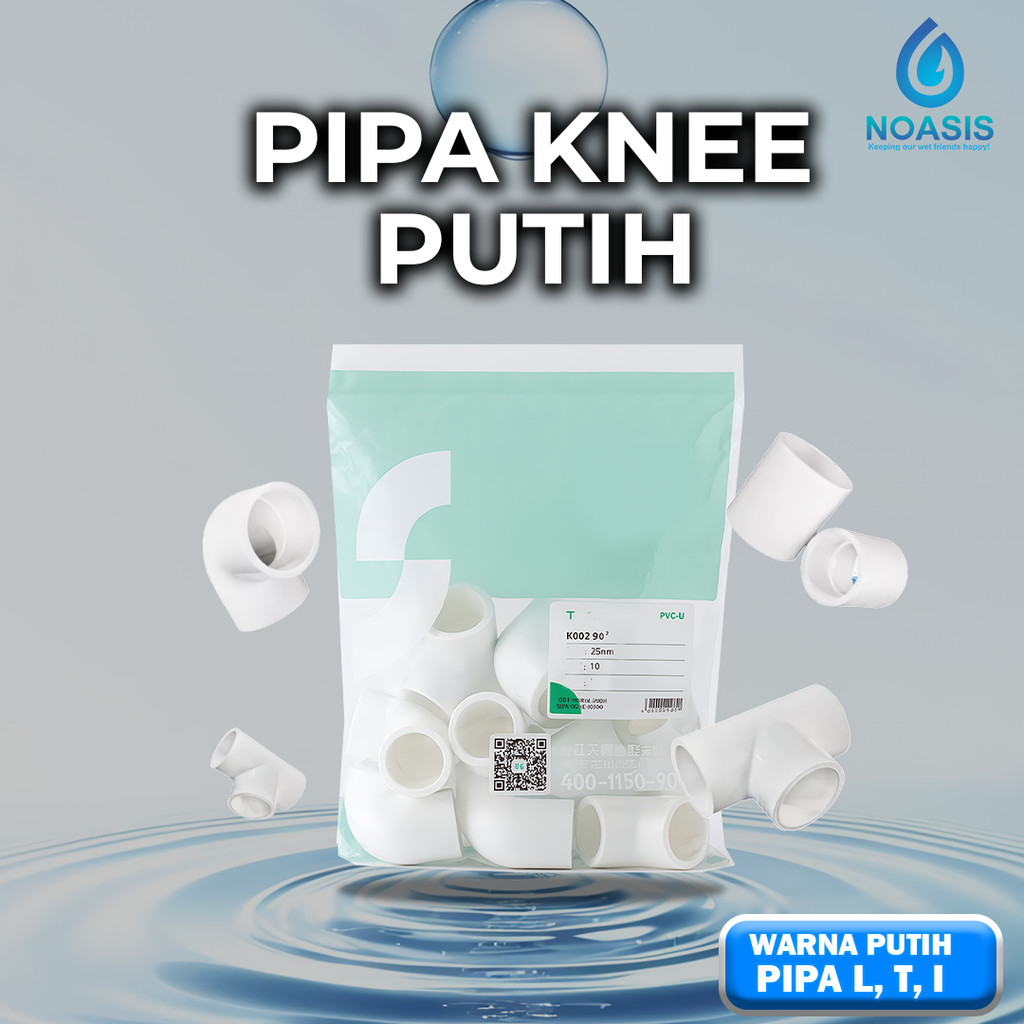 Jual MAYIN TY 90 Deg Elbow Knee / Keni / L T I Pipa Pipe U WARNA PUTIH ...