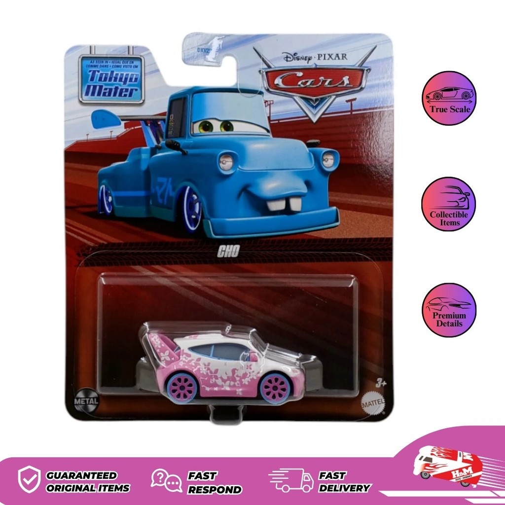 Jual Diecast Cars Disney Pixar Cho - Mattel - DXV29 | Shopee Indonesia