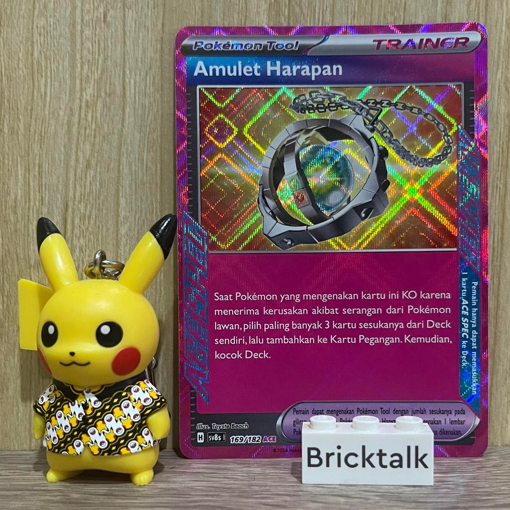 Jual Kartu Pokemon TCG sv8s Amulet Harapan ACE 169/182 Pokemon Tool ...