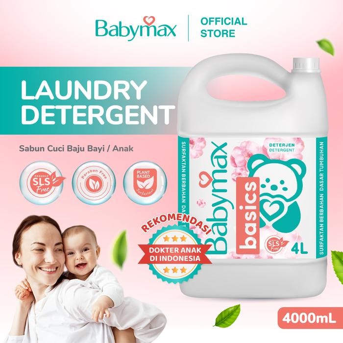 Jual Babymax Basics Laundry Detergent / Bottle Utensil Cleanser 4L ...