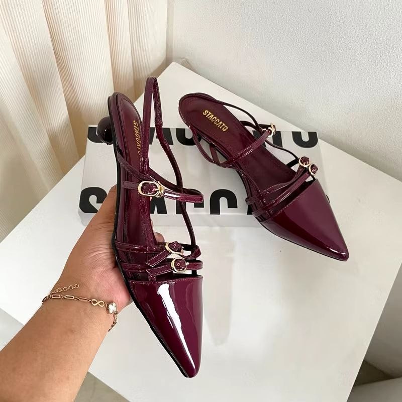 Jual Sepatu Flat Shoes Staccato Mary Jane STC 58680-1 - 2cm | Shopee ...