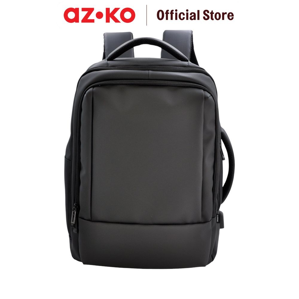 Jual AZKO Passport Carson Tas Ransel - Hitam Backpack Tas Punggung ...