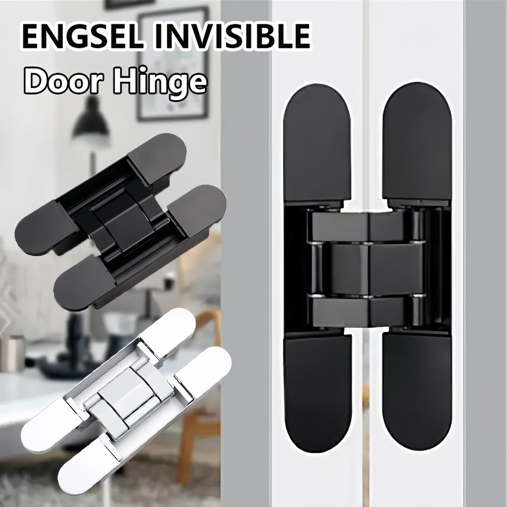 Jual COD 1 SET (2pcs)Engsel Tanam Pintu Invisible Hinges Engsel Door ...