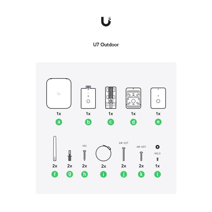 Jual Ubiquiti U7-Outdoor WiFi 7 AP with 4 spatial streams | Shopee ...