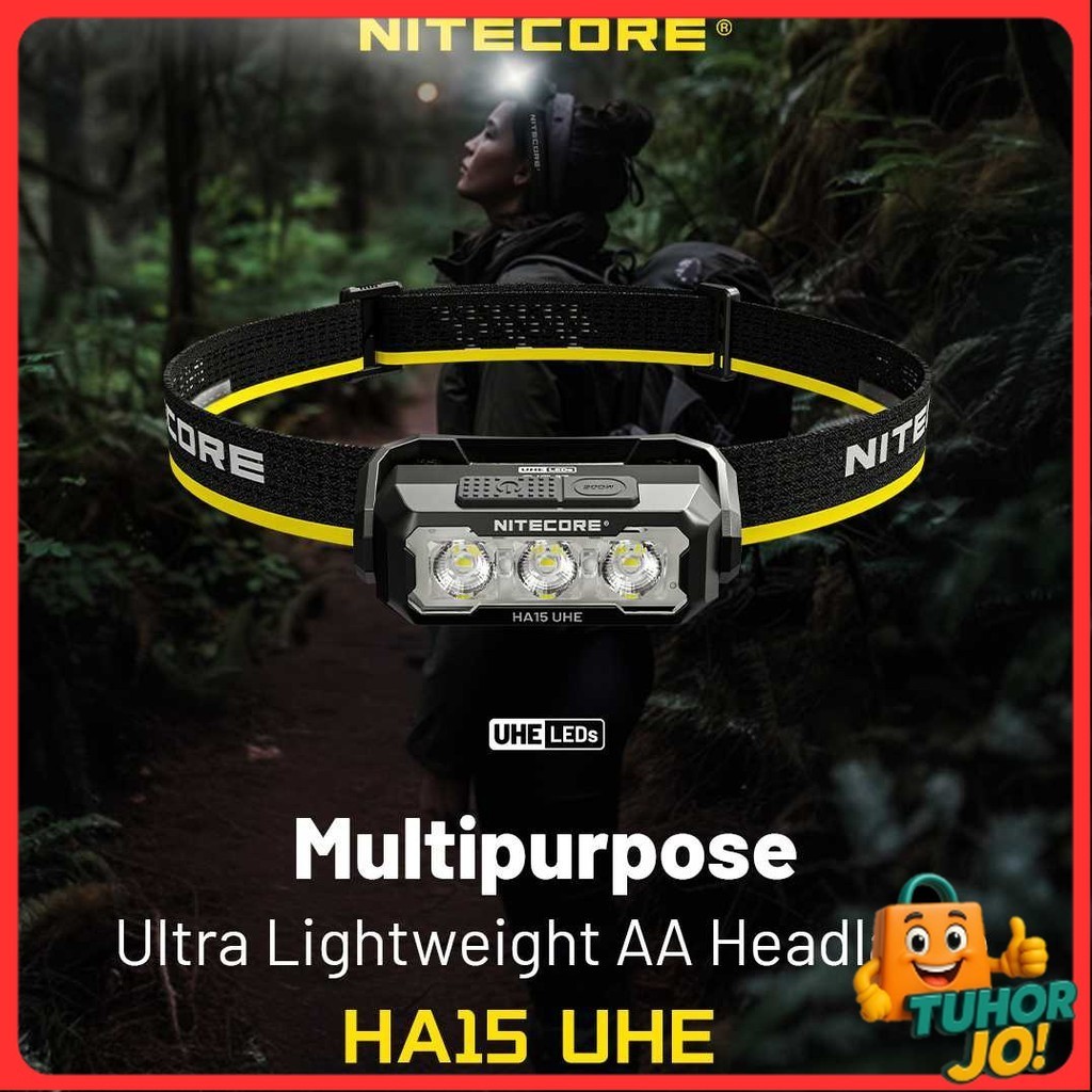 Jual NITECORE Senter Kepala LED Headlamp 6 Core Lightweight IP66 400 ...