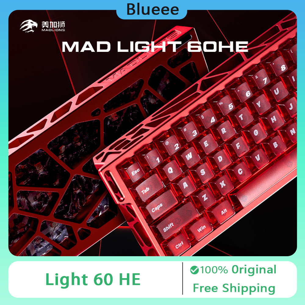Jual MADLIONS MAD Light 60 HE Magnetic Switch Keyboard CNC Aluminum ...