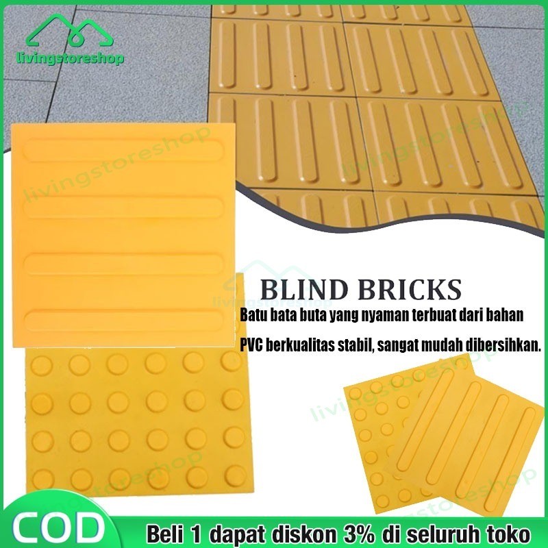 Jual Blind Road Sidewalk 30X30cm Guiding Block Blind Road Sidewalk ...