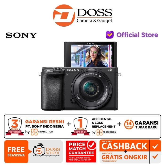 Jual Sony Alpha a6400 Mirrorless kit 16-50mm / Kamera Sony A6400 - Hitam, Mark II | Shopee Indonesia