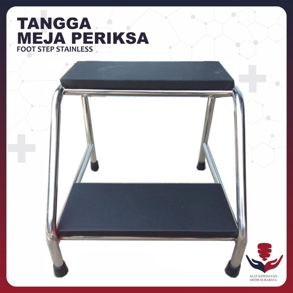 Jual Foot Step Stainless Steel Tangga Meja Periksa Pijakan Foodstep ...