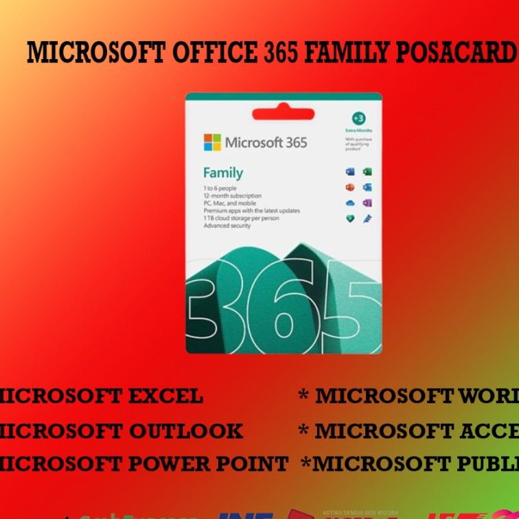 Jual Microsoft office 365 home Up to 6 user / PC - ORIGINAL RESMI ...