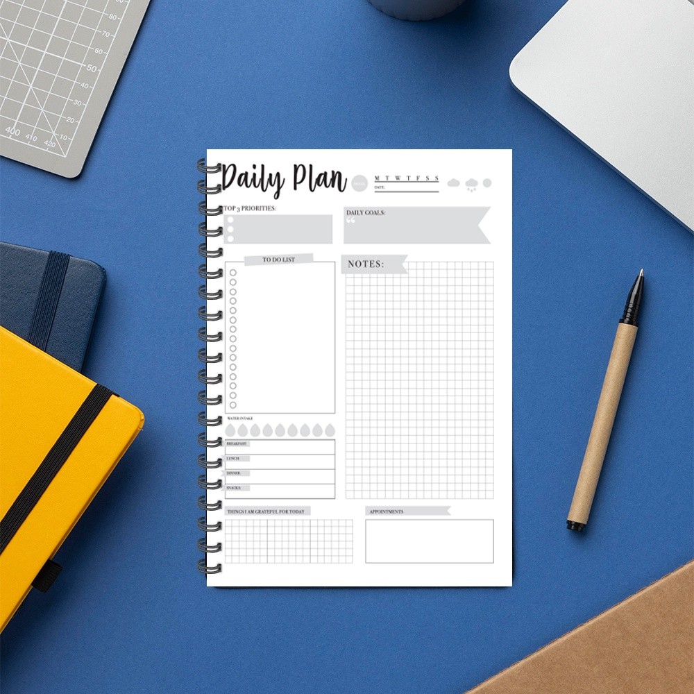 Jual DAILY PLANNER WEEKLY PLANNER MONTHLY PLANNER DIARY PLANNER NOTEPAD ...