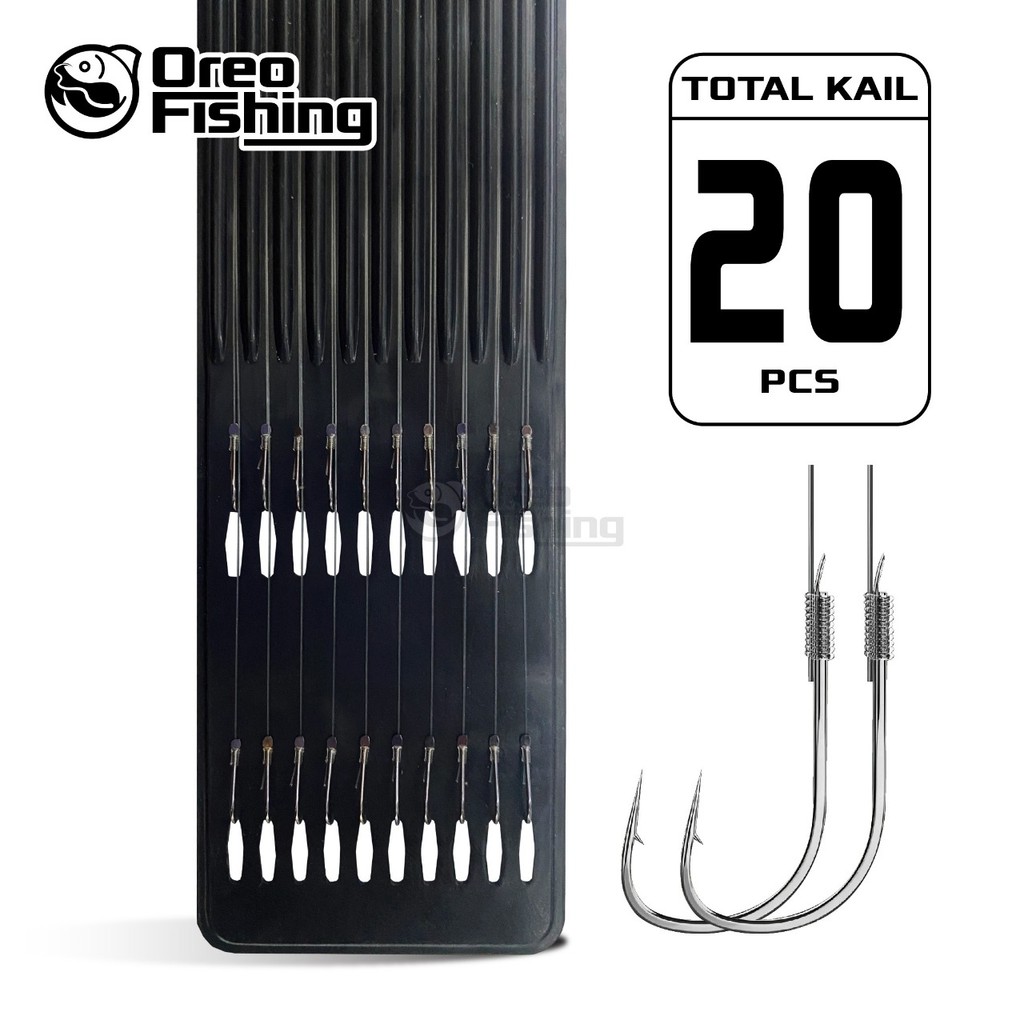 Jual Set Kail dan Papan Tempat Kail Pancing Hook Keeper Isi 10 Pcs ...