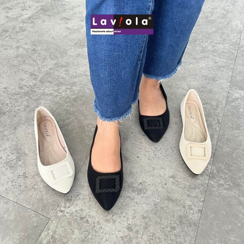 Jual GENIALLSHOP Laviola 4188 LSH - Sepatu Flat Wanita | Shopee Indonesia