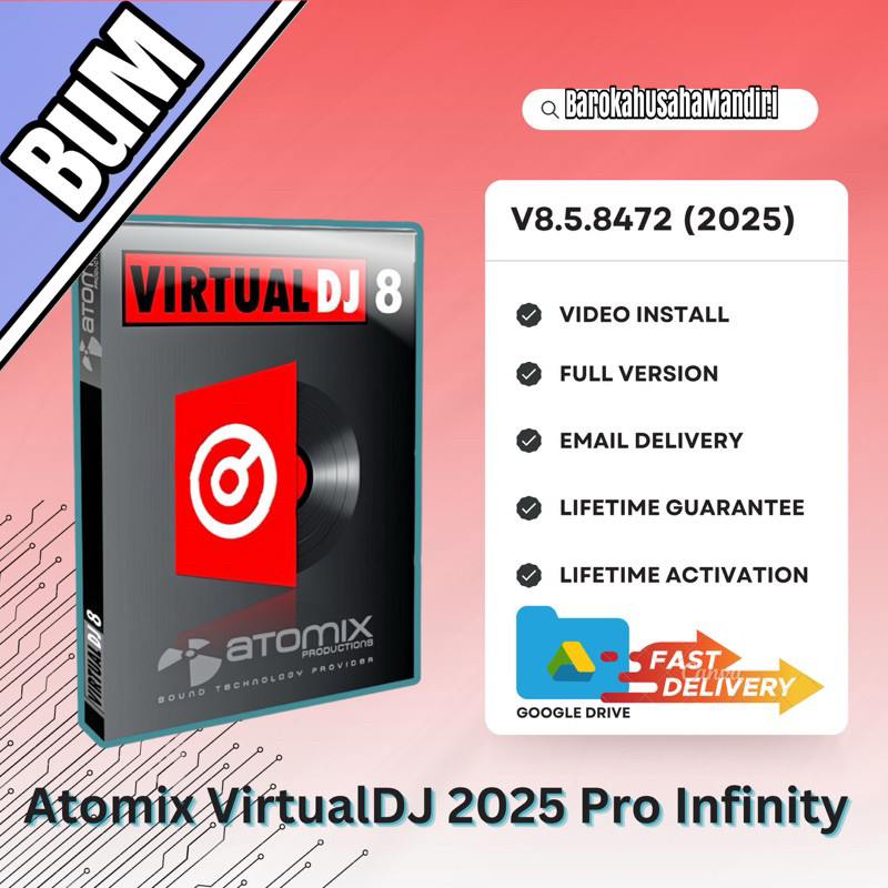 Jual Atomix Virtual DJ 2025 Pro Infinity v8.5.8472 Full Version (Versi ...