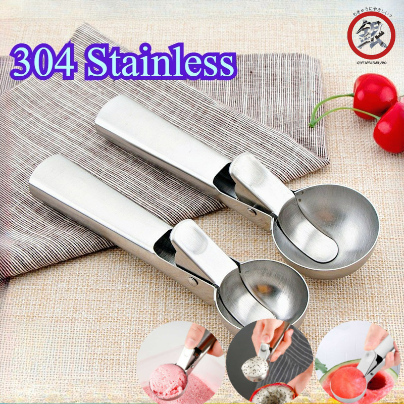 Jual Food Grade Sendok Es Krim Stainless Steel 304 Scoop Premium Sendok ...