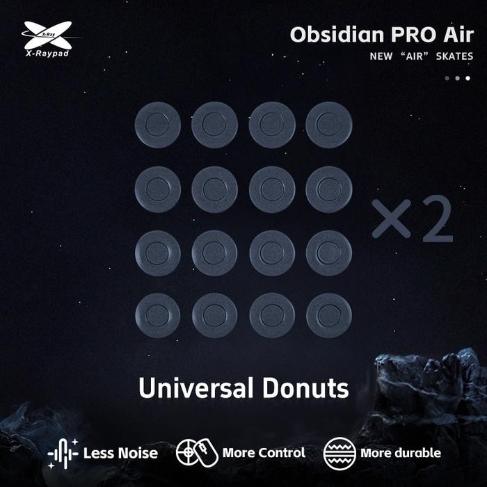 Jual XRaypad Obsidian Pro Air Universal Donuts UPE Gaming Mouse Feet ...