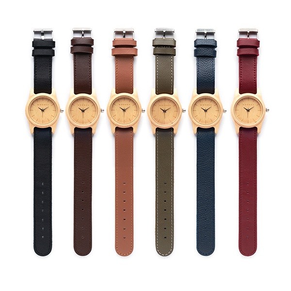 Jual Woodka Mini Loca Maple Classic & Classic Leather Strap | jam ...