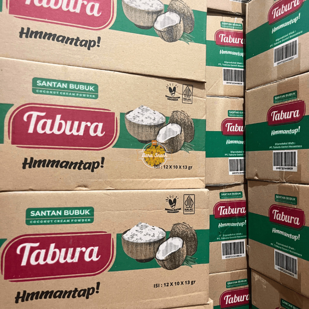 Jual [1 DUS] Santan Bubuk Tabura 1 Renceng Isi 10 Pcs / Coconut Powder ...