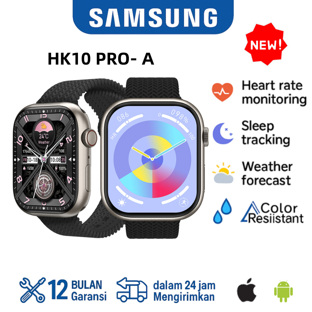Jual Samsung jam tangan Smartwatch AMOLED Always On Display HK10 PROMAX ...
