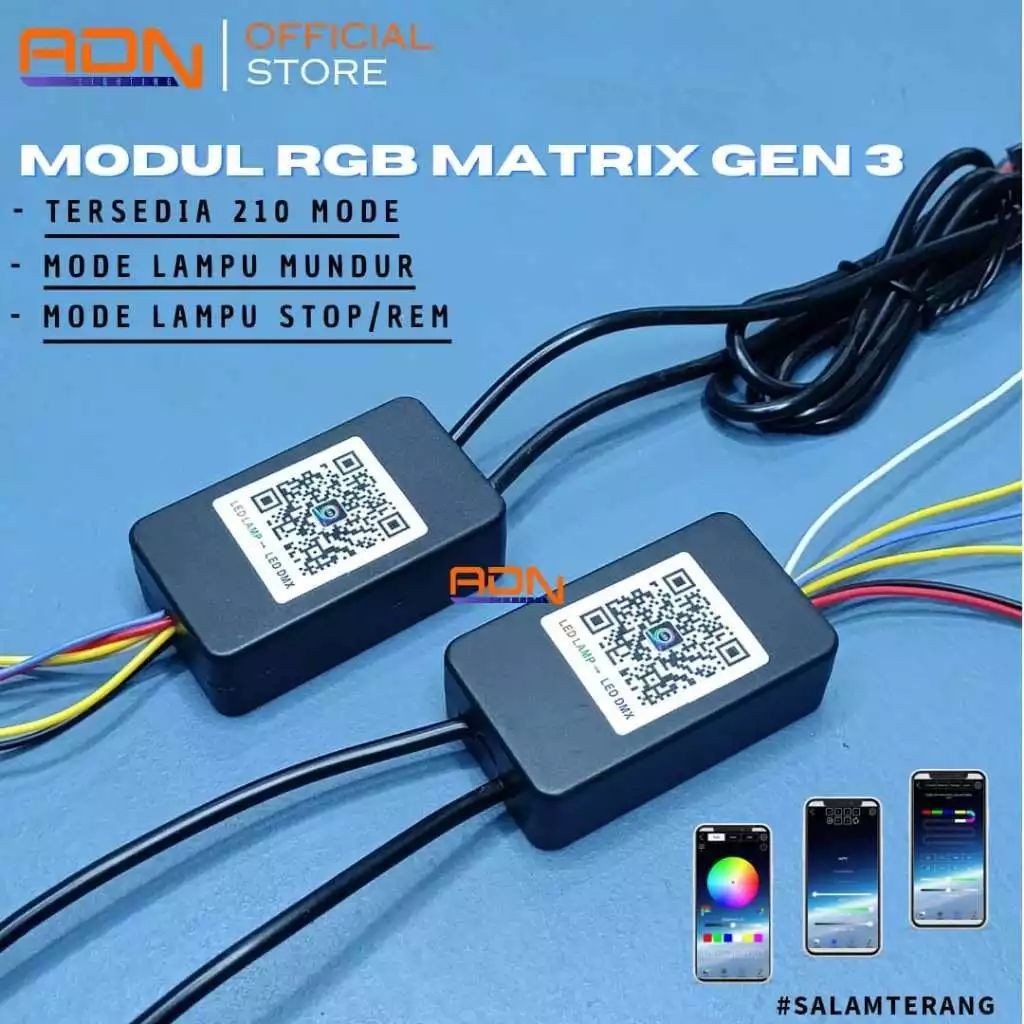 Jual Modul GEN3 Controller Smart RGB Matrix MUNDUR STOPLAMP RUNNING 12V | Shopee Indonesia