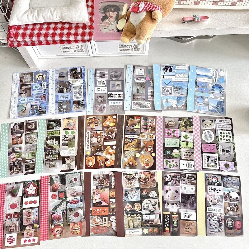 Jual [HARU] 18sheets Japanese Random Juminocore Sticker Sheet Size M5 ...