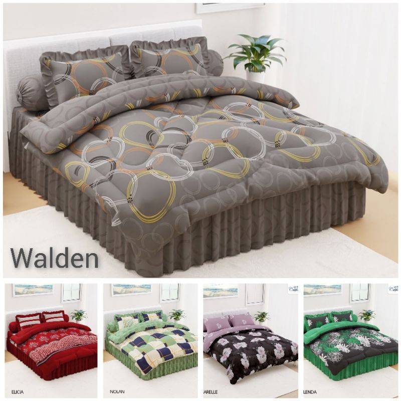 Jual Bed Cover California Original Sprei Rumbai King Dan Queen Etalase ...