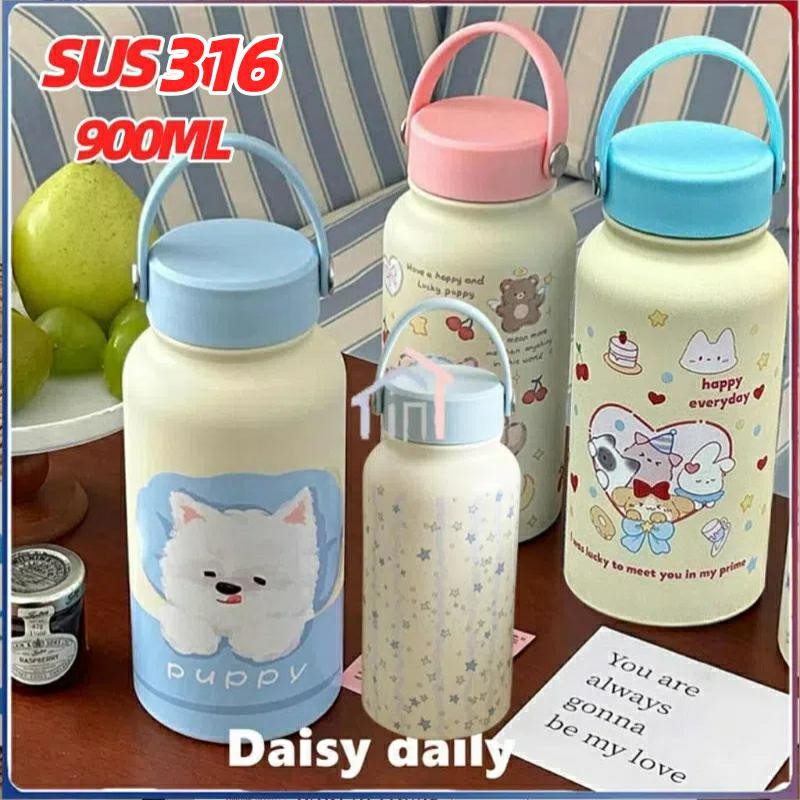 Jual 【COD】Tumbler Stainless Handle 900ml Stainless SUS 304 Ada Handle ...