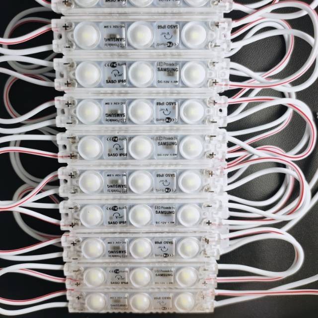 Jual LED module Samsung saso 2835 JAS 12V(100pcs) | Shopee Indonesia
