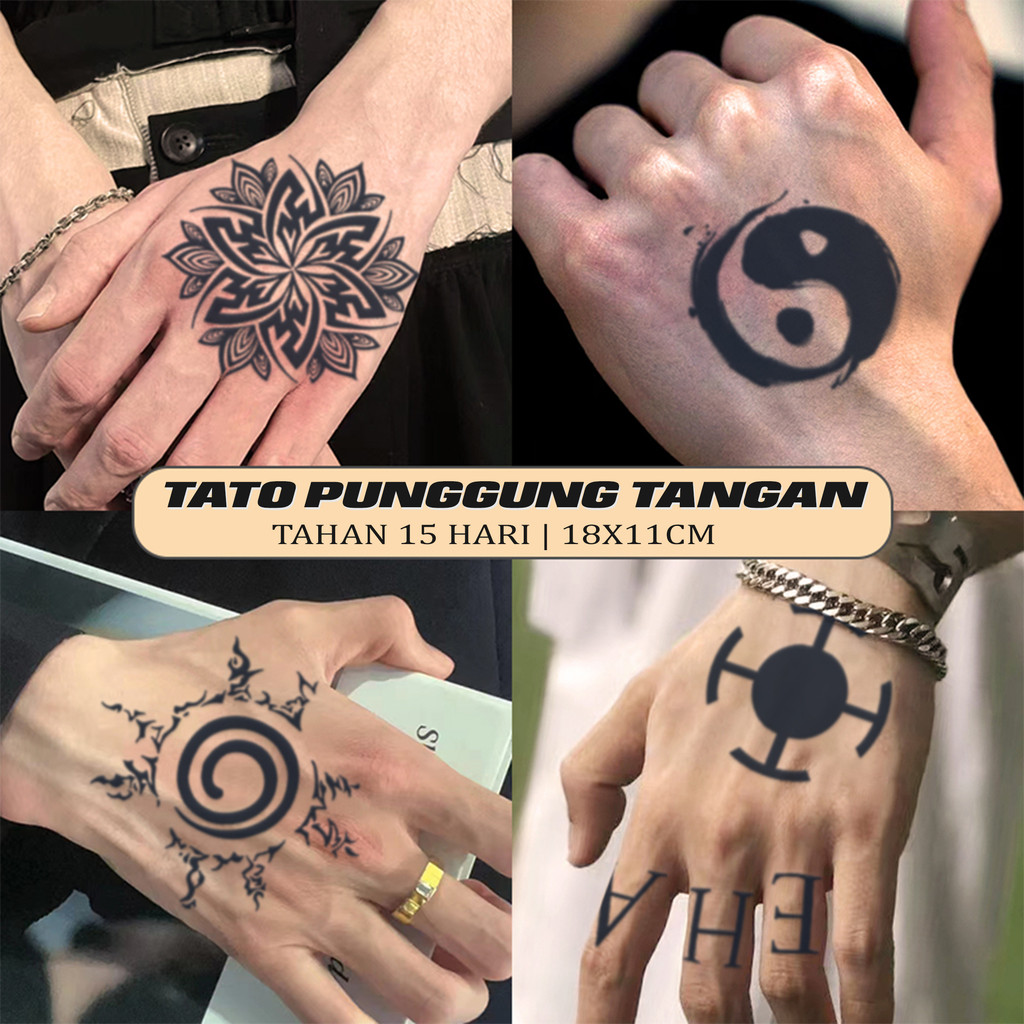 Jual Tato Fruit Ink Semi Permanen Punggung Tangan – Temporary Tattoo ...