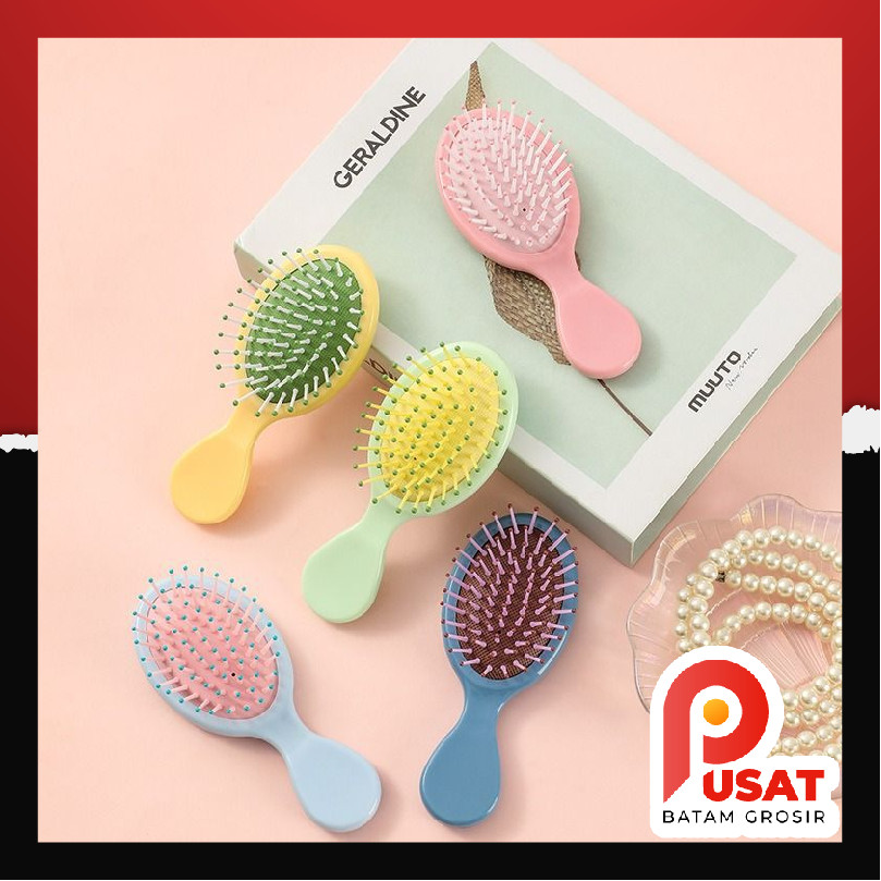 Jual Pusat Batam Grosir - S1295 Sisir Rambut / Mini Hair Massage Brush ...