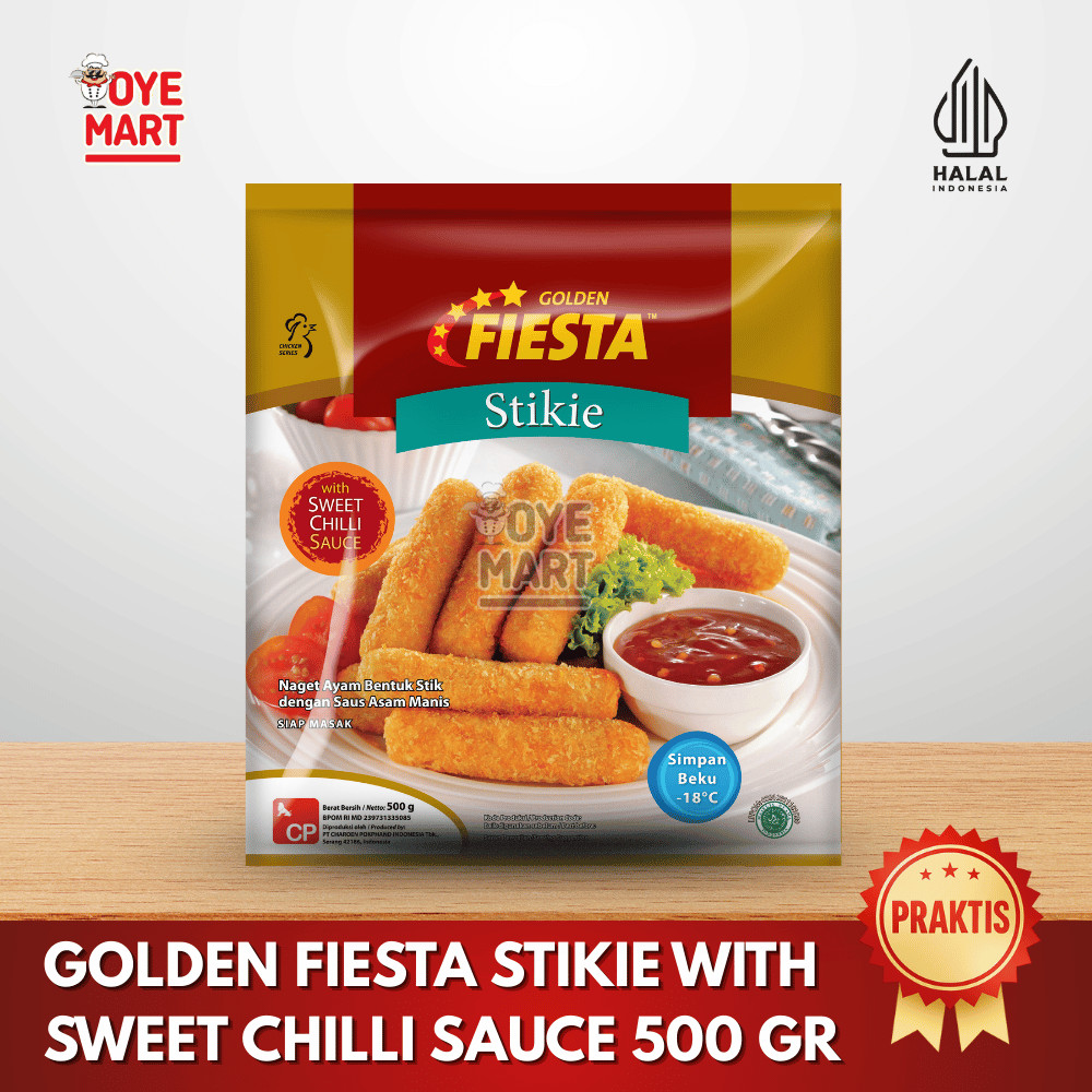 Jual GOLDEN FIESTA STIKIE WITH SWEET CHILLI SAUCE (500GR) | Shopee ...