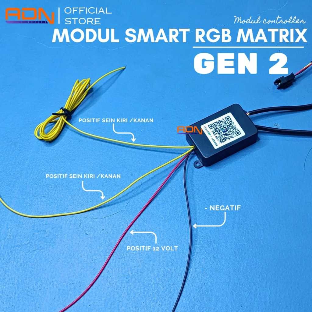 Jual Modul Controller Smart RGB Matrix Running WS2815 WS2812 12V ADN ...
