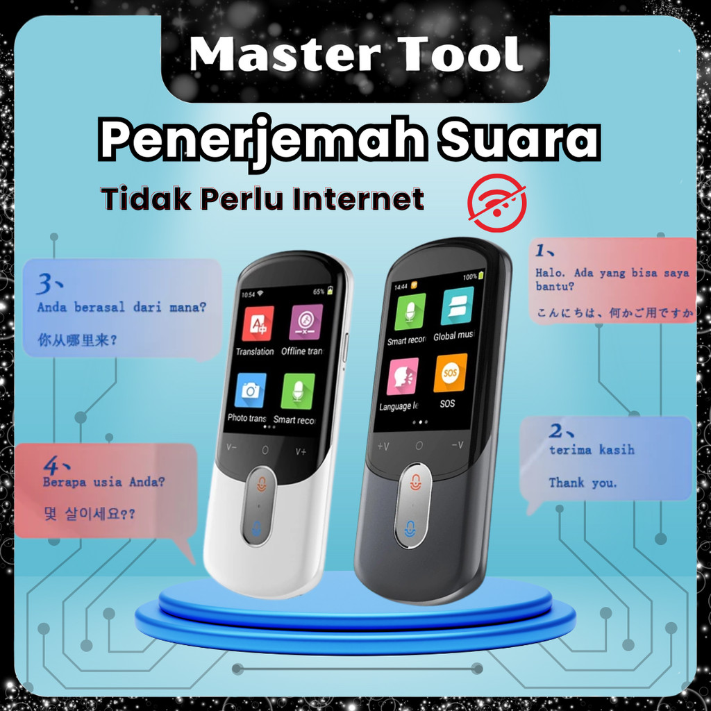 Jual Master Tool (Garansi 1 Tahun) Alat Penerjemah Translator Bahasa ...