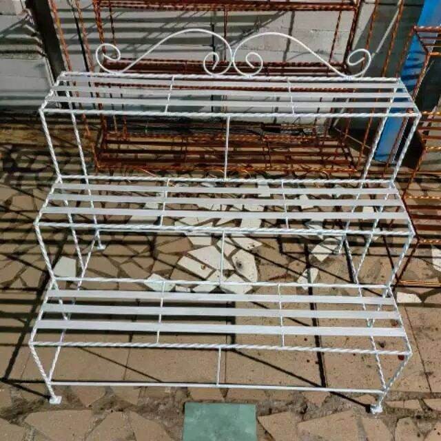 Jual STANDING RAK BERTINGKAT 3 SUSUN/STANDING POT BUNGA BESI/STANDING ...