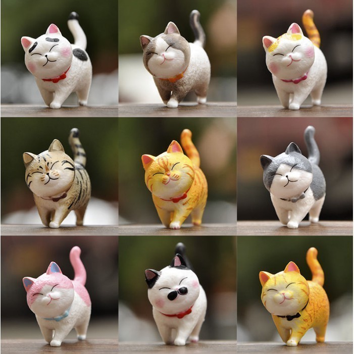 Jual FIGURE KUCING MINI LUCU DAN IMUT / MINIATUR KUCING MINI BS ...