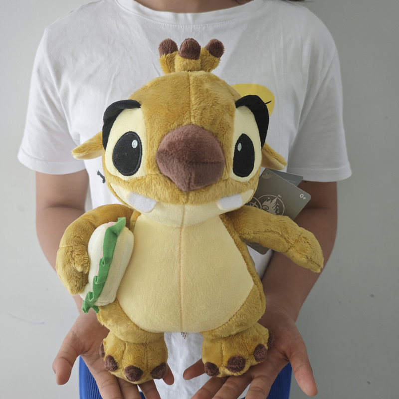 Jual 28cm Cute Lilo Stitch Sandwich Reuben Stuffed Plush Toys Reuben ...