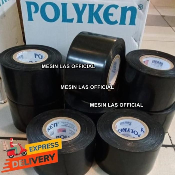 Jual Wrapping Tape Polyken 980-20 - POLYKEN 2 Inch x 100 Feet Hitam ...