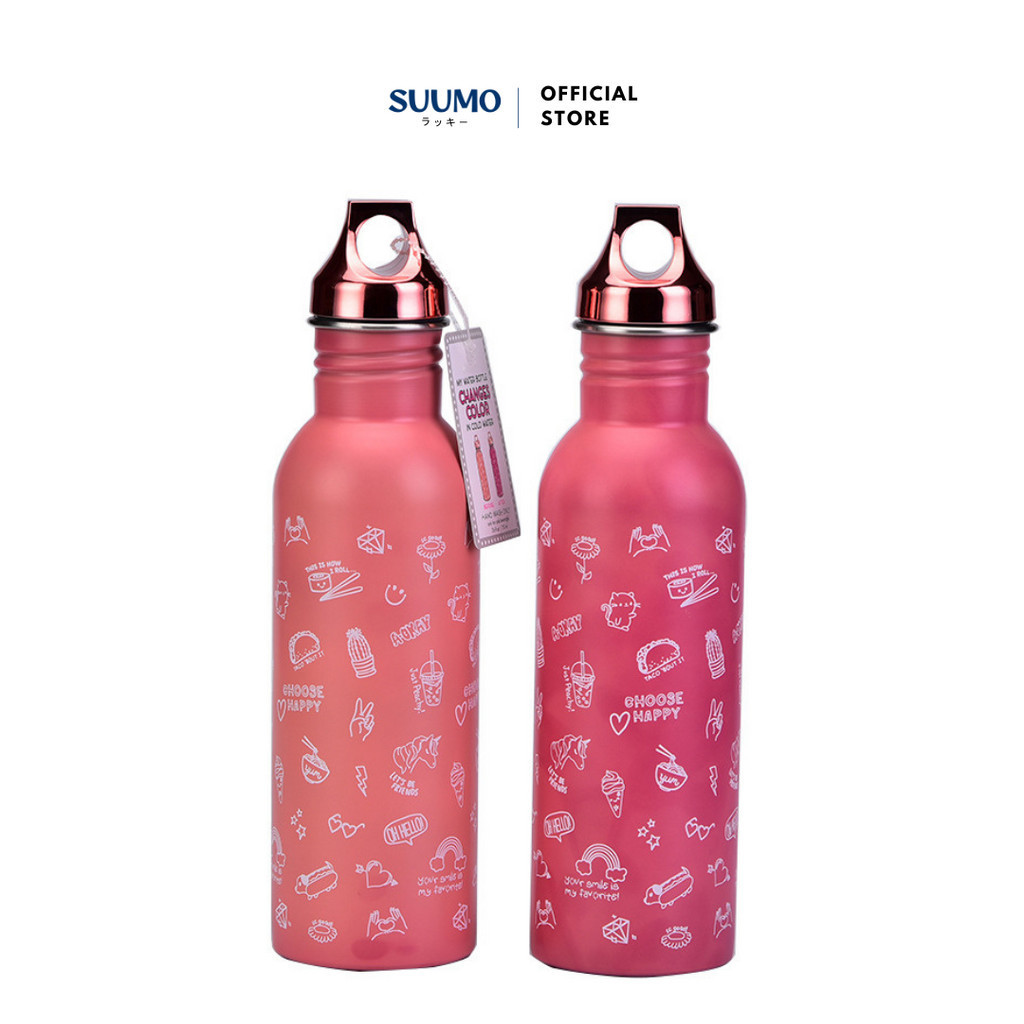 Jual Suumo Botol Air Olahraga Tumbler Berubah Warna Saat Dingin 750ml ...