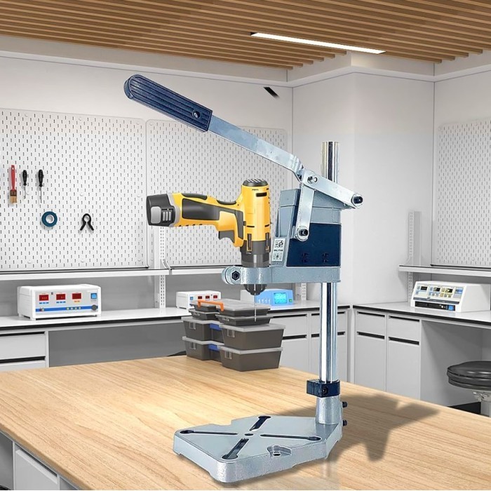 Jual Dudukan Meja Mesin Bor Bracket Klem Jepit Bor Duduk Tangan Listrik ...