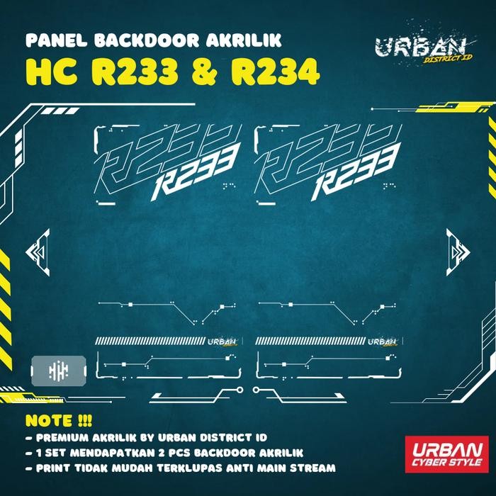 Jual UC Cyber Style - Panel Backdoor R233 Logo Cyber Series | Shopee ...