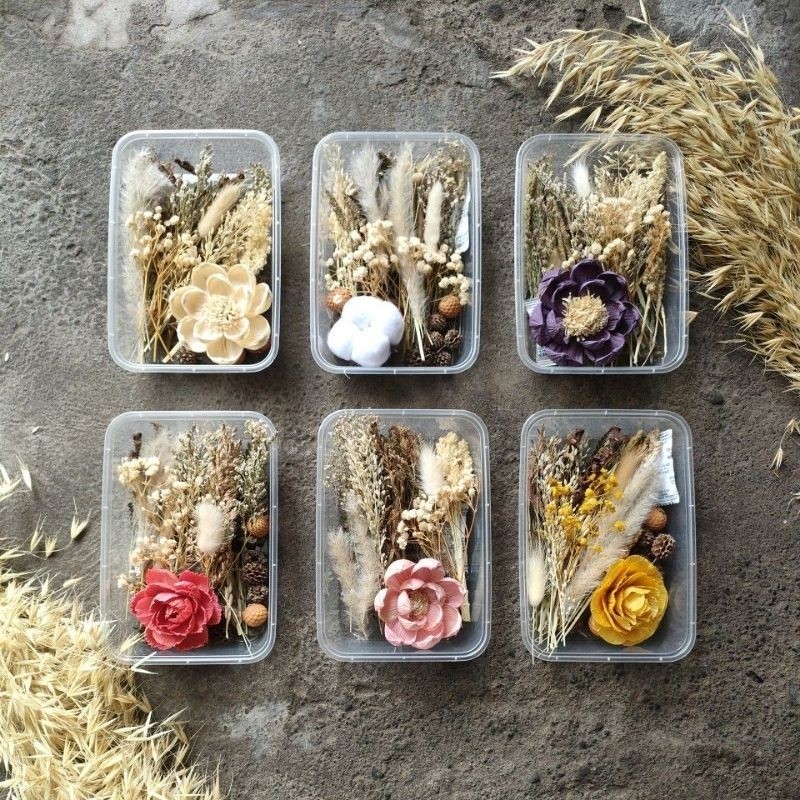 Jual PAKET BUNGA KERING TEMA BUNGA hiasan mahar dekorasi mahar bunga ...