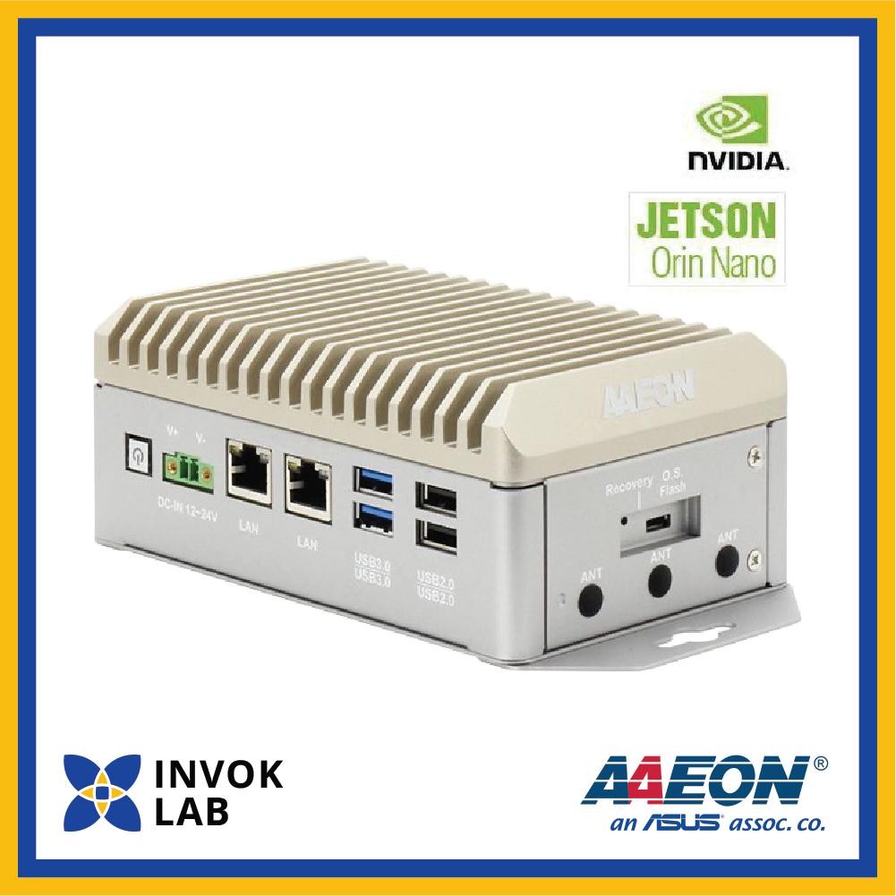 Jual AAEON BOXER-8622AI AI@Edge Compact Fanless Embedded AI System with NVIDIA Jetson Orin Nano ...