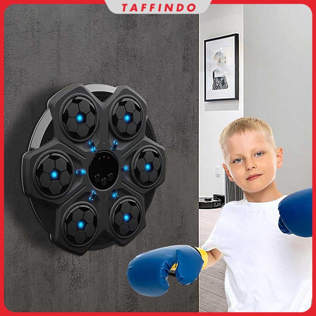 Jual Mesin Tinju Music Boxing Machine Wall Target Bluetooth 3 Speed ...