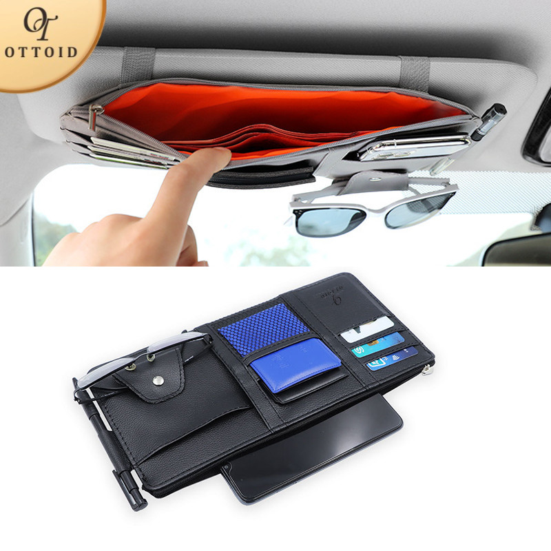 Jual OTTOID Dompet Kartu Visor Mobil Card holder Mobil Pemegang Kartu ...