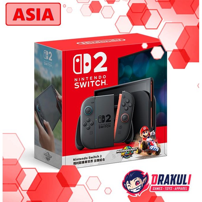 Jual Nintendo Switch 2 / NS2 Console + Mario Kart World Bundle (Region Hongkong/English ...