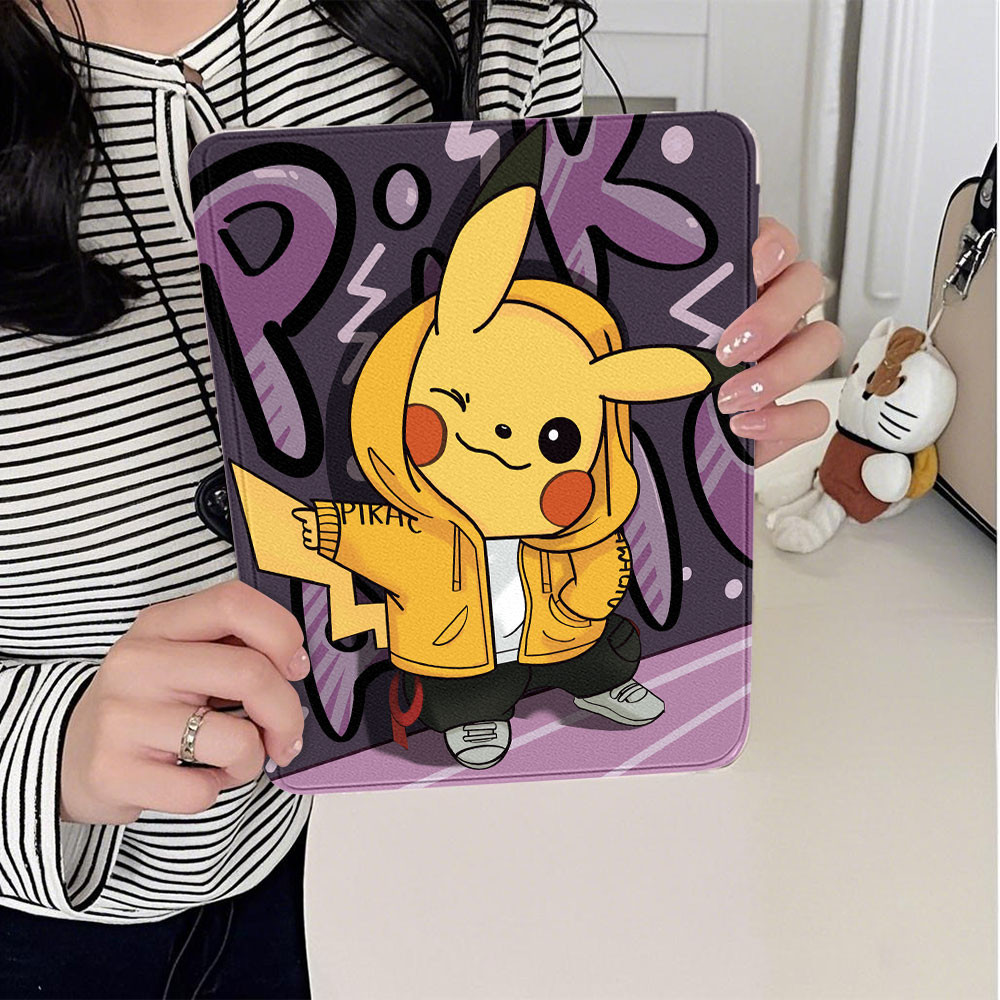 Jual Pokémon Pikachu Flip cover case Tab For A8 A9 8.3 inch A9 Plus S6 ...