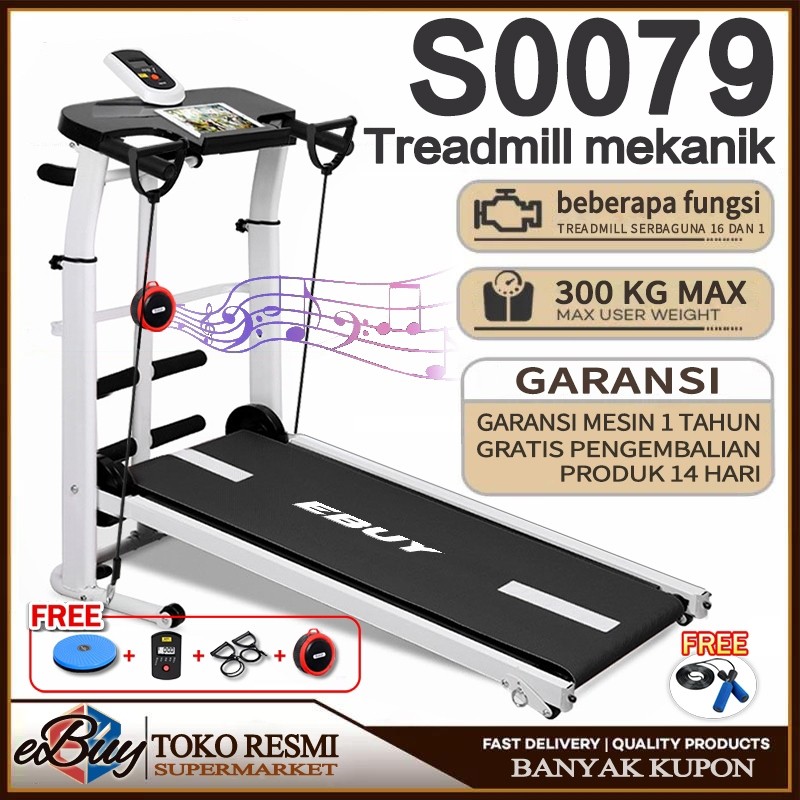Jual e-Buy Treadmill Manual Multifungsi 16 in 1 Treadmill - Alat ...