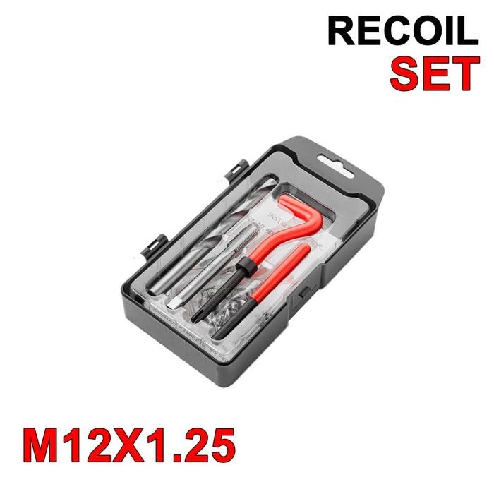 Jual Recoil Set M12X1.25 Thread Helicoil M12 Drat Baut Repair Kunci ...