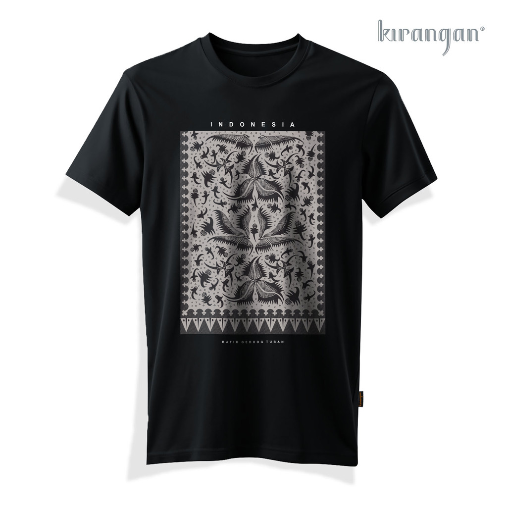 Jual Kaos Kirangan Batik Motif Gedok Tuban A Katun Premium Combed 30s ...